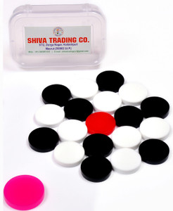 STC 6MM Acrylic Sheet Carom Coins with Striker Carrom Pawns Price in ...