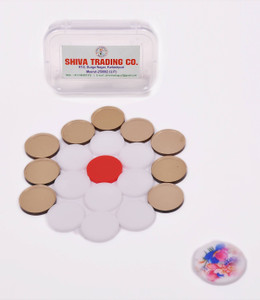 STC Acrylic Carrom Men Coin Set of 20 coins (Fiber Glass Finish) Carrom ...