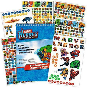 Stickerland Marvel Heroes Stickers Set --150 Marvel Superhero Stickers ...
