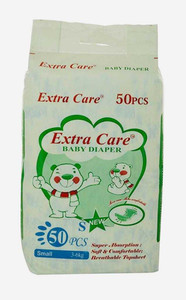 Extra Care Extra Absorb Baby Diapers (50pcs) - S - Buy 50 Extra Care ...