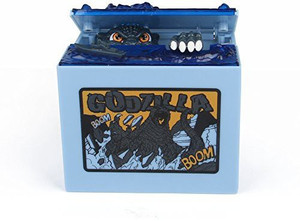 Just Us Musical Automatic Godzilla Bank Stealing Coin Moving Dinosaur ...
