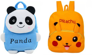 Flipkart.com | MINITREES Cute Blue Panda & Pikachu Combo Kids School ...