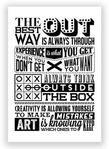 Motivational Manifesto Motivational Wall Art Poster 12 x 18 Inch Paper ...