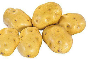 Genrc Artificial Fake Potatoes, Set Realistic Vegetable Model Playset ...