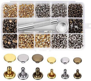 Genrc Leather Fasteners, Rivets Craft Leather Rivet Set Jean Rivets ...