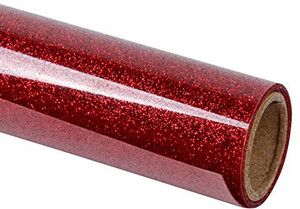 Genrc RUSPEPA Glitter Heat Transfer Vinyl -Glitter Flake Design Great ...