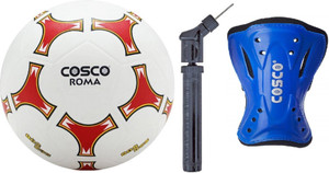 COSCO Roma with Shin Guard And Double action pump Football Kit - Buy ...
