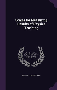 Scales for Measuring Results of Physics Teaching: Buy Scales for ...