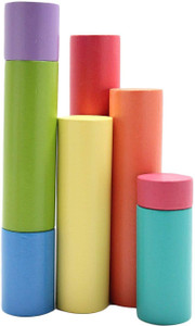 Curious Minds Busy Bags Wooden Stair Block Tower Patterns - 10 Colorful ...