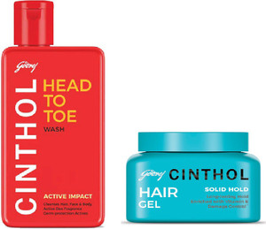 Godrej Cinthol Head To Toe Active Impact, Cinthol Hair Styling Gel ...