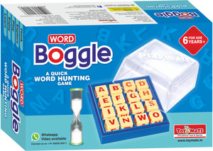 Toymate Word Boggle- A quick word hunting fun game for adults & kids ...