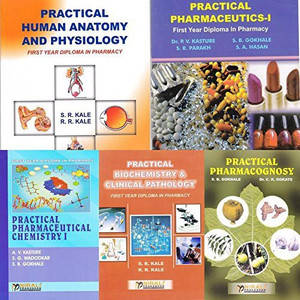 First Year Diploma In Pharmacy Practical Books (Set Of 5 Books): Buy ...