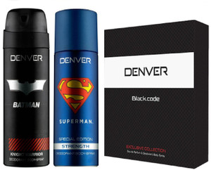 DENVER Batman Knight Warrior Deo 150 Ml + Black Code Perfume Eau de ...