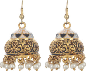 Flipkart.com - Buy Nityaa Nityaa Designer Jumki Style Black, Cream ...