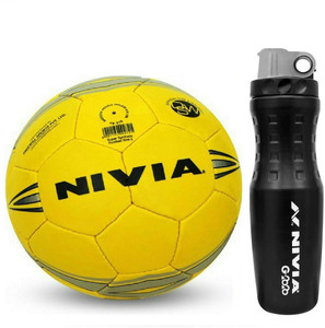 NIVIA Super Synthetic Football + G2020 Sipper Football Kit - Buy NIVIA ...