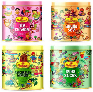 Haldiram's Namkeen Canister Combo Pack Price in India - Buy Haldiram's ...