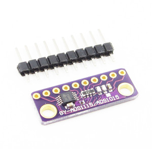 Robokitshop 16 Bit I2C 4 Channel ADS1115 Module ADC with Pro Gain ...