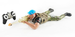 ToyGalaxy 2.4Ghz Real Style Crawling Soldier with Sound and Flashing ...