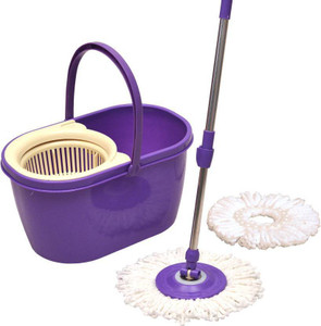 WDS Highly thick bucket with heavy stick & 2 refill Purple color Nath ...