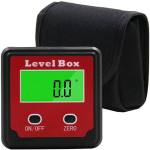 BALRAMA 360° Waterproof Level Box Digital Magnetic Angle Finder Gauge 0 ...