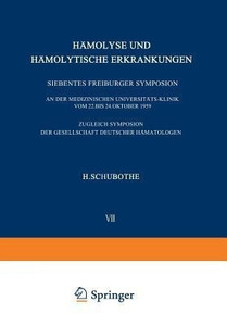 Haemolyse und Haemolytische Erkrankungen: Buy Haemolyse und ...