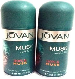 Jovan TROPICAL MUSK Deodorant Spray - For Men - Price in India, Buy ...