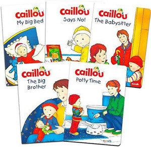 Caillou Book Set for Toddlers Kids -- 5 Toddler Development Books ...