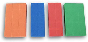 Teaching Tree Foam Counting Blocks - Multi-colored - 50-count - Foam ...