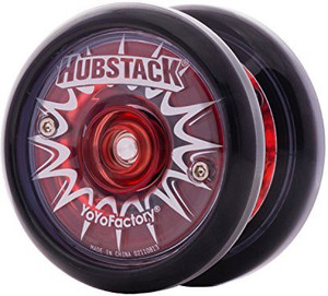 YoYoFactory YoYoFactory Hubstack Yo-Yo - Red and Black - YoYoFactory ...