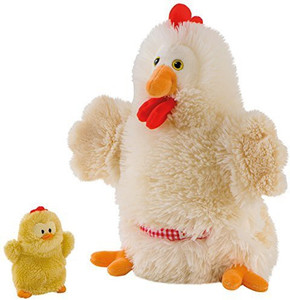 Trudi Hand Puppet Hen & Baby Plush Toy - Hand Puppet Hen & Baby Plush ...