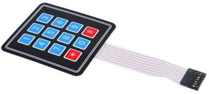 Pinchdart 4 x 4 16 Key matrix Membrane Switch Keypad Keyboard ...