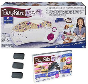 Easy Bake Easy-Bake Ultimate Oven Deluxe Gift Set, White - Easy-Bake ...