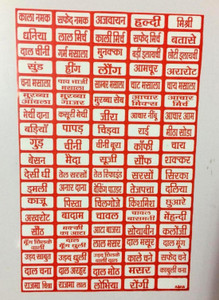 ONRR Collections 3 cm Masala Sticker pack of 1 black Self Adhesive ...