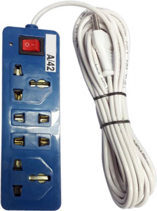 SHOPTICO Extension box_4 Socket 1 switch 4 Socket Extension Boards ...