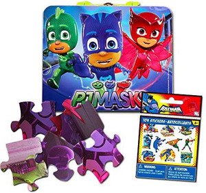 Pjmasks Pj Masks Activity Box Set -- Deluxe Tin Lunch Box, Over 200 ...
