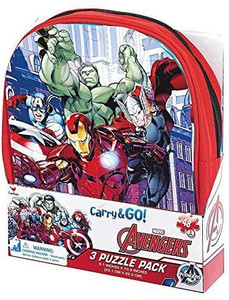 Avengers Puzzle In Shaped Backpack (3Pack) - Puzzle In Shaped Backpack ...