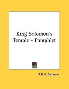 King Solomon's Temple - Pamphlet: Buy King Solomon's Temple - Pamphlet ...