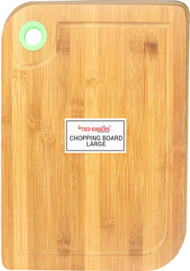 TIED RIBBONS Wooden Cutting Board Large with Finger Holer for Kitchen ...