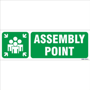 Amazing Sign High Quality Night Glow Assembly Point Sign Board ...