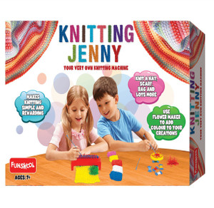 FUNSKOOL Knitting Jenny (Your Very Own Knitting Machine) Party & Fun ...
