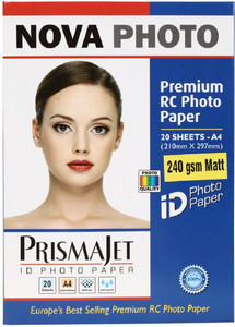 Flipkart.com | NOVA A4 Nova Premium RC Photo Paper Matt 254 gsm (20 ...