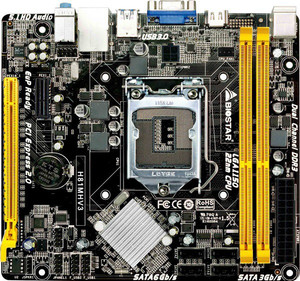 Biostar H81MHV3 LGA 1150Socket Micro-ATX Intel H81 Express Chipset DDR3 ...