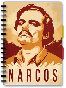 Posterskart Narcos Pablo Escobar Illustration Art Notebook A5 Ruled A5 ...