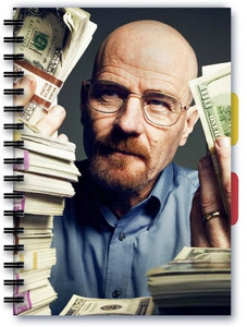 Posterskart Breaking Bad Walter White Notebook A5 Ruled A5 Notebook ...