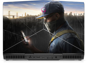 GADGETSWRAP Printed Marcus Holloway Watch Dogs 2 Skin For Alienware 15 ...
