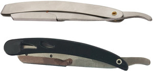 JAGTEK Stainless Steel Straight Barber Hair Salon Razor Folding Safe ...