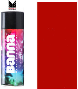 Banna Bright Red Color Spray Paint For Automobiles Maruthi Red Spray ...