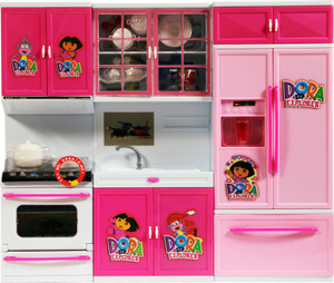 Dora the Explorer Kitchen Set for Kids in Multi Colours (36313DR ...