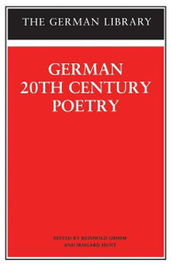 German 20th Century Poetry: Buy German 20th Century Poetry by unknown ...