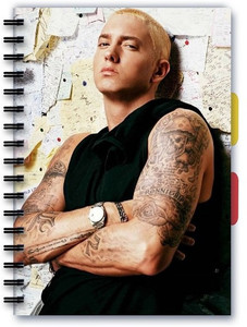 Posterskart Notebook A5 Ruledskart Eminem Music Notebook A5 Ruled A5 ...